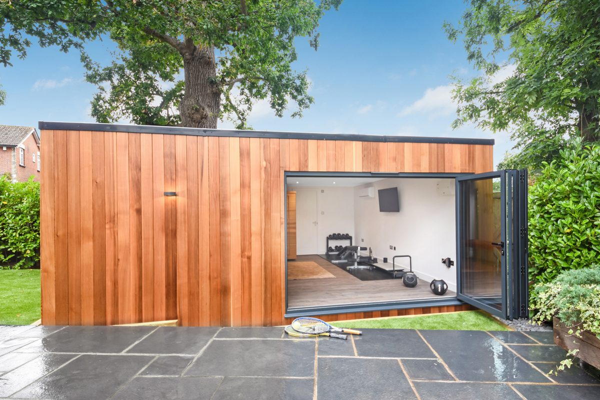 Modern Garden Room Gym | Hawksbeck Garden Rooms