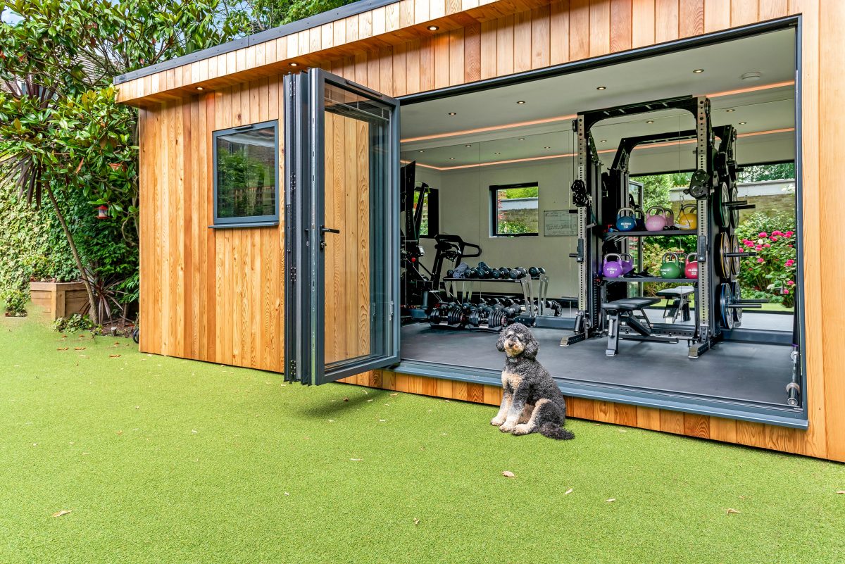 Luxury Garden Room Gym in St John's Wood, Westminster